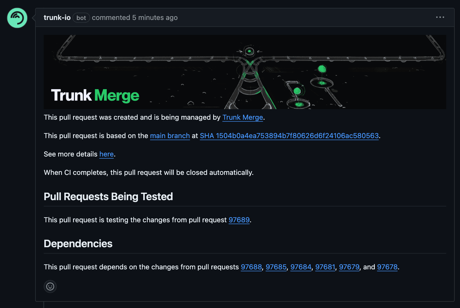 Trunk Product Changelogs